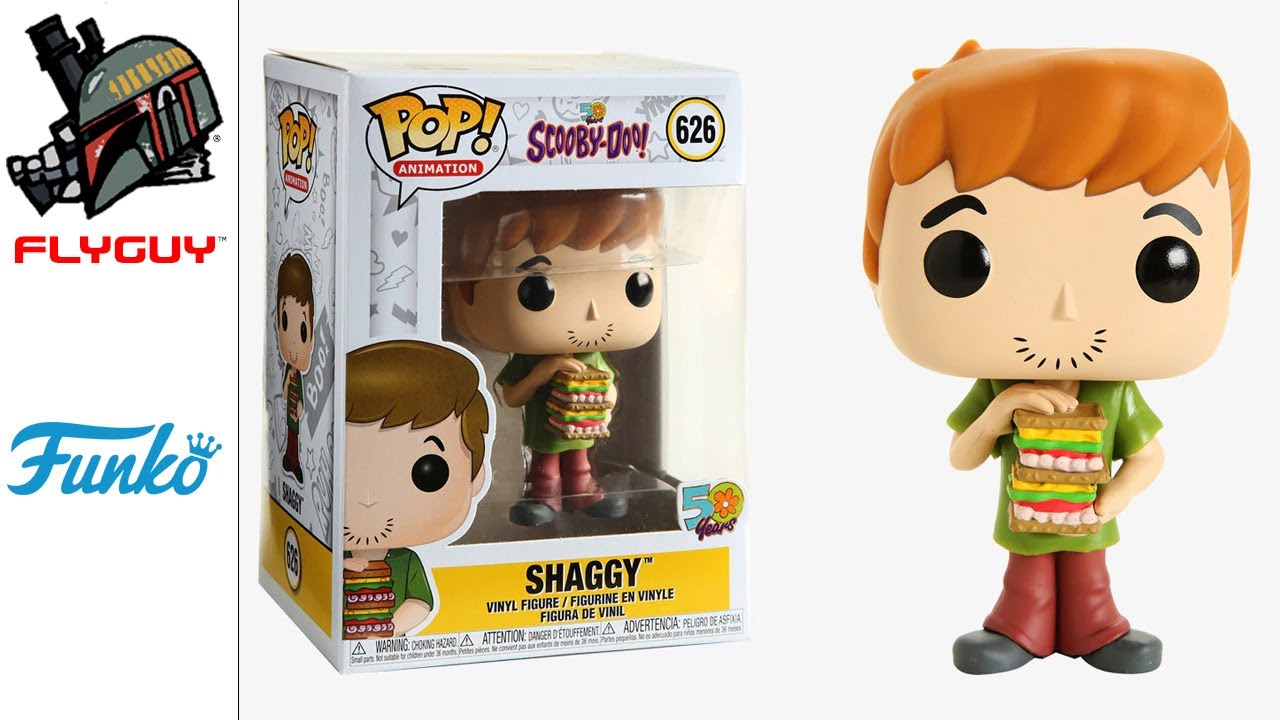 Funko Pop! Animation: Scooby Doo- Shaggy with Sandwich Toy Action ...