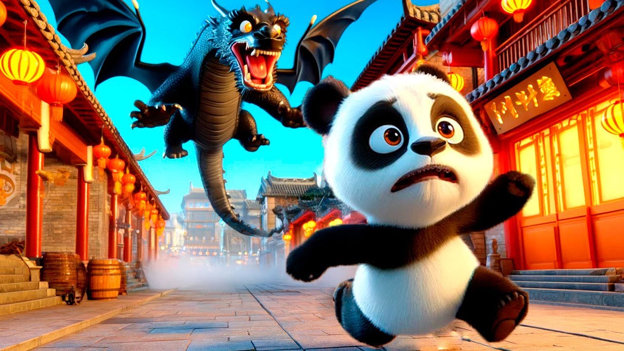 Panda and Dragon: An Incredible Story #panda #cat #aipanda #aicat #ai # ...
