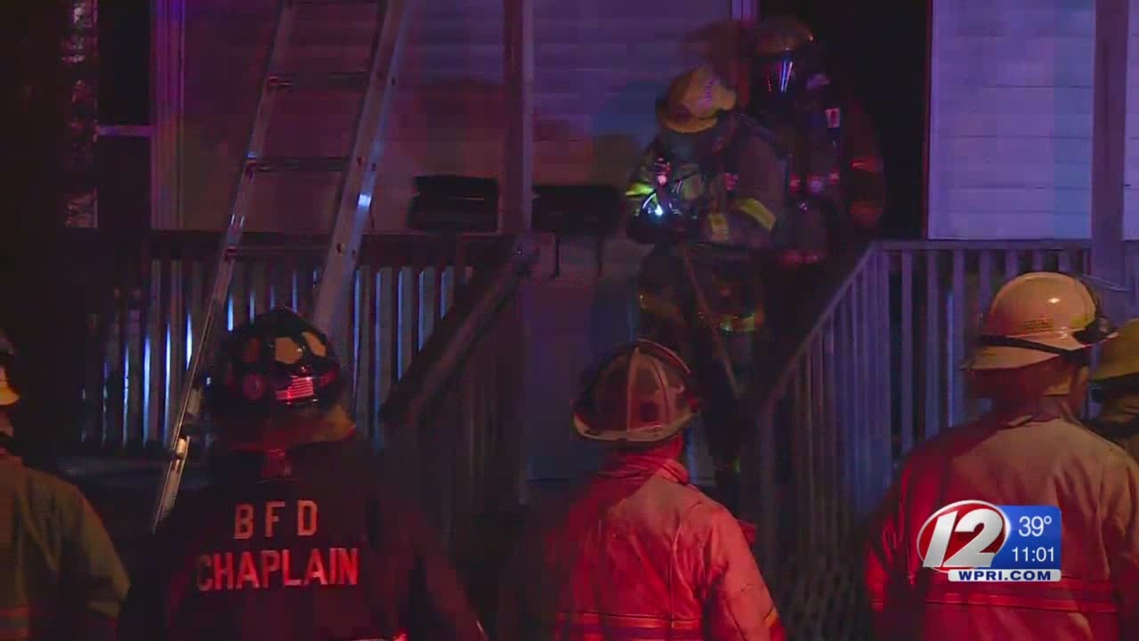 Firefighters from multiple towns respond to Woonsocket fire - YouTube