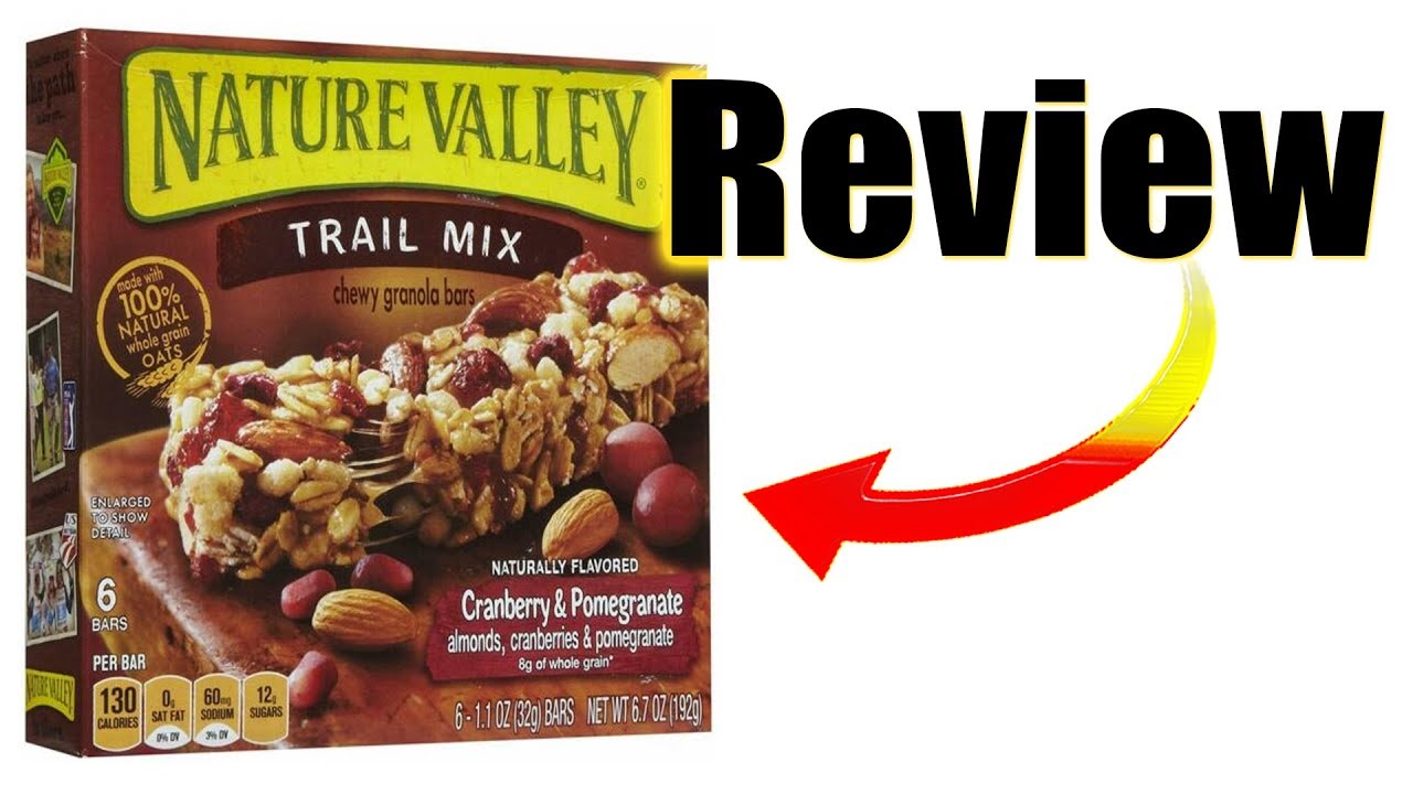 Nature Valley pomegranate & cranberry granola bar review, completely ...