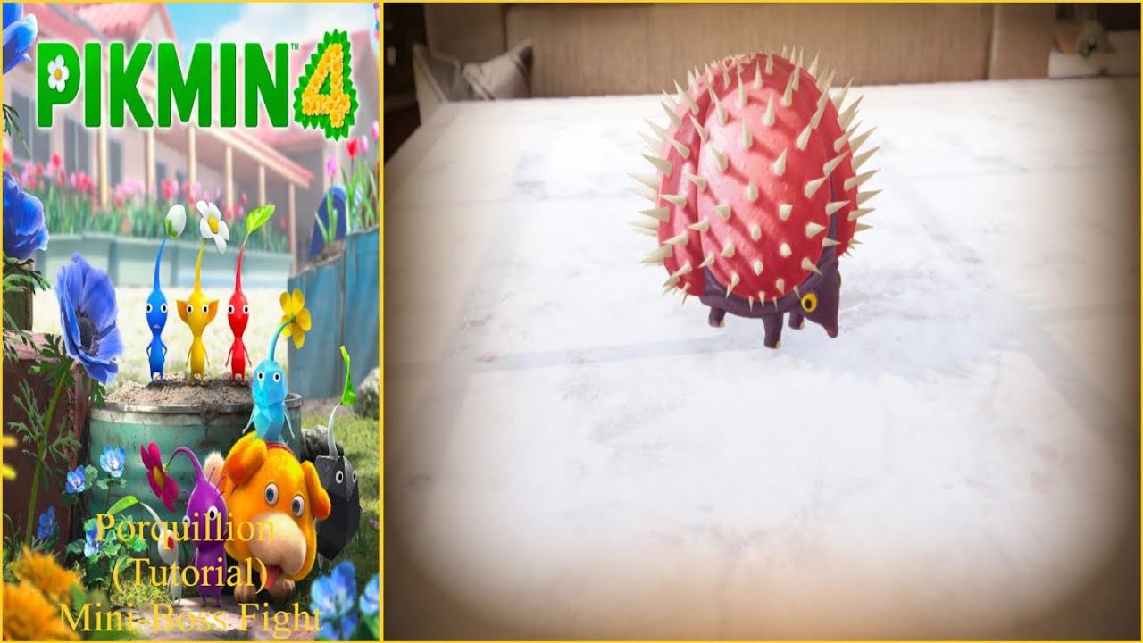 Pikmin 4 - Porquillion (Tutorial) Mini Boss Fight - YouTube