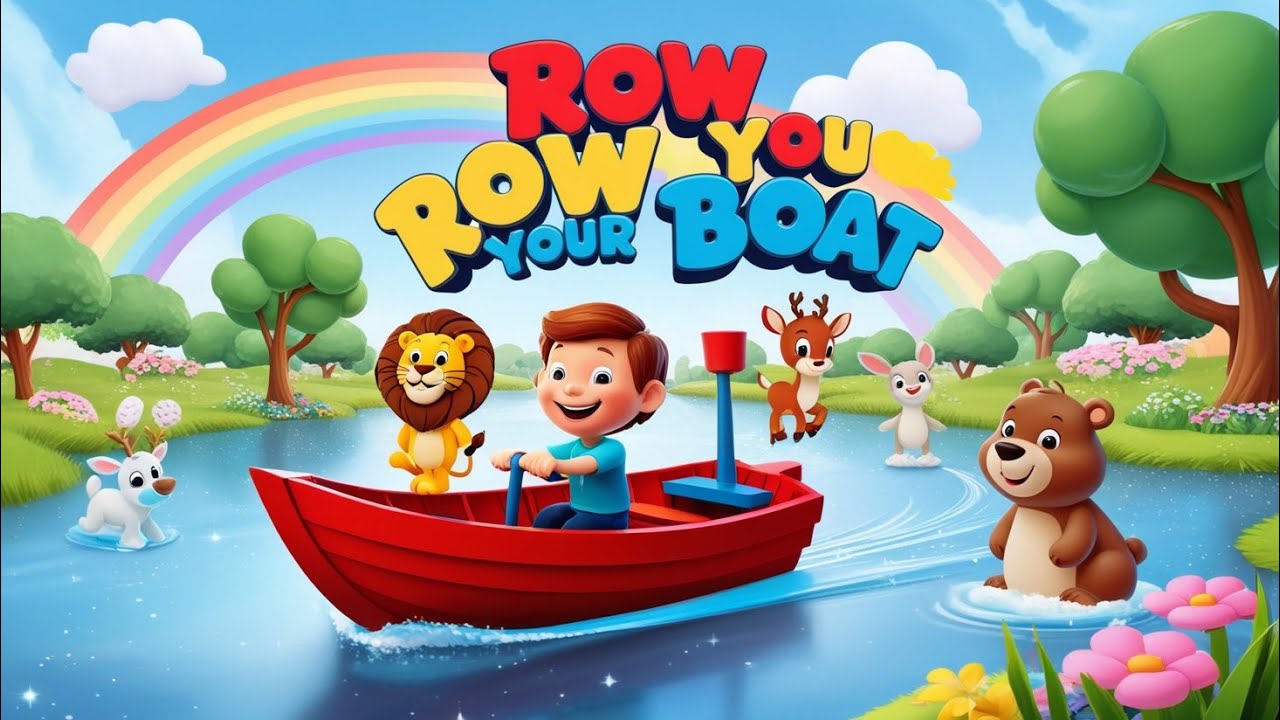 "🎶 Sing Along & Learn: Row Row Your Boat - Fun Nursery Rhymes for Kids ...