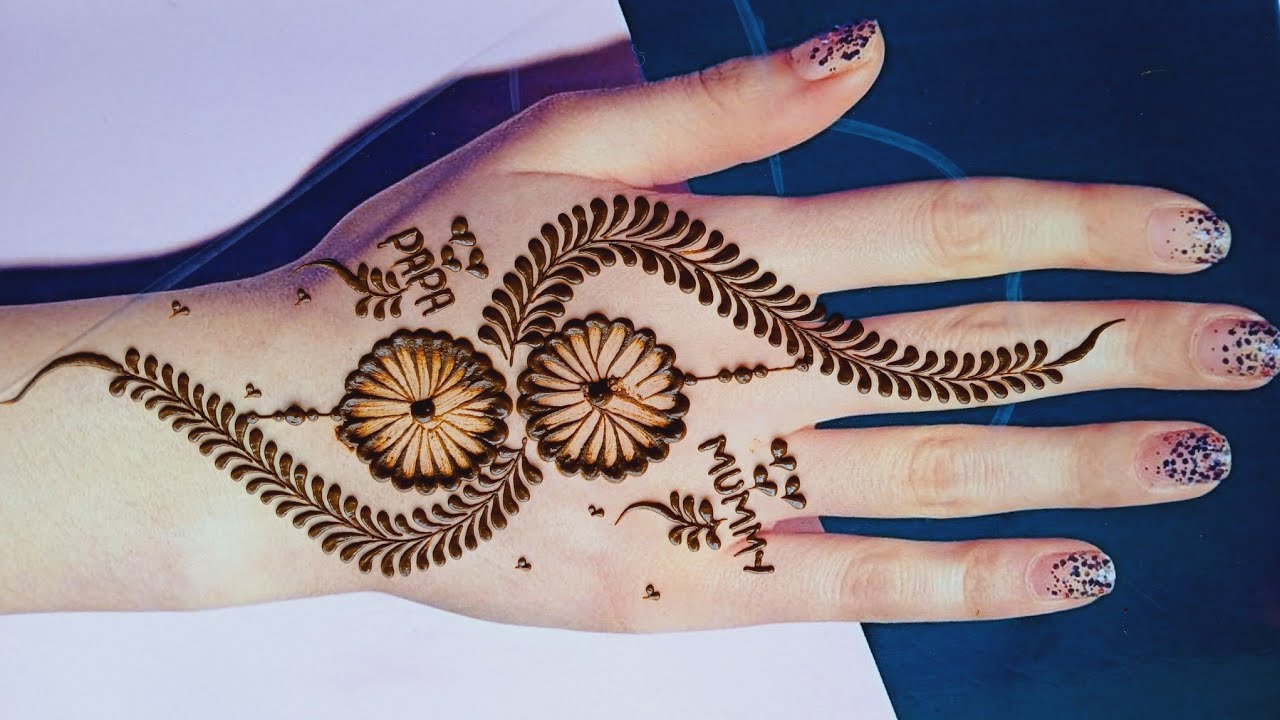 rupya sa mehndi trick || tranding mehndi || latest mehndi || new mehndi ...