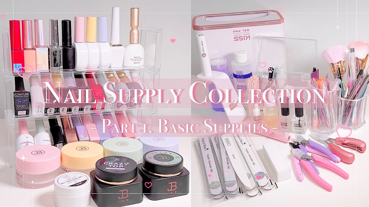 Sub 2년 차 셀프네일러의 네일재료 소개💅🏻part 1 기초재료편💗셀프네일을 시작하는 분들에게 추천해요🙌🏻 네일재료