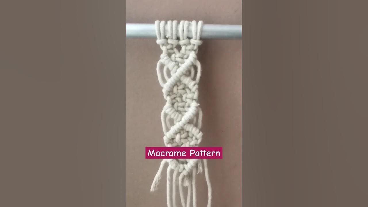 Macrame Pattern #shortsfeed #shortvideo #macramecreation #macrame #macrametutorial # ...