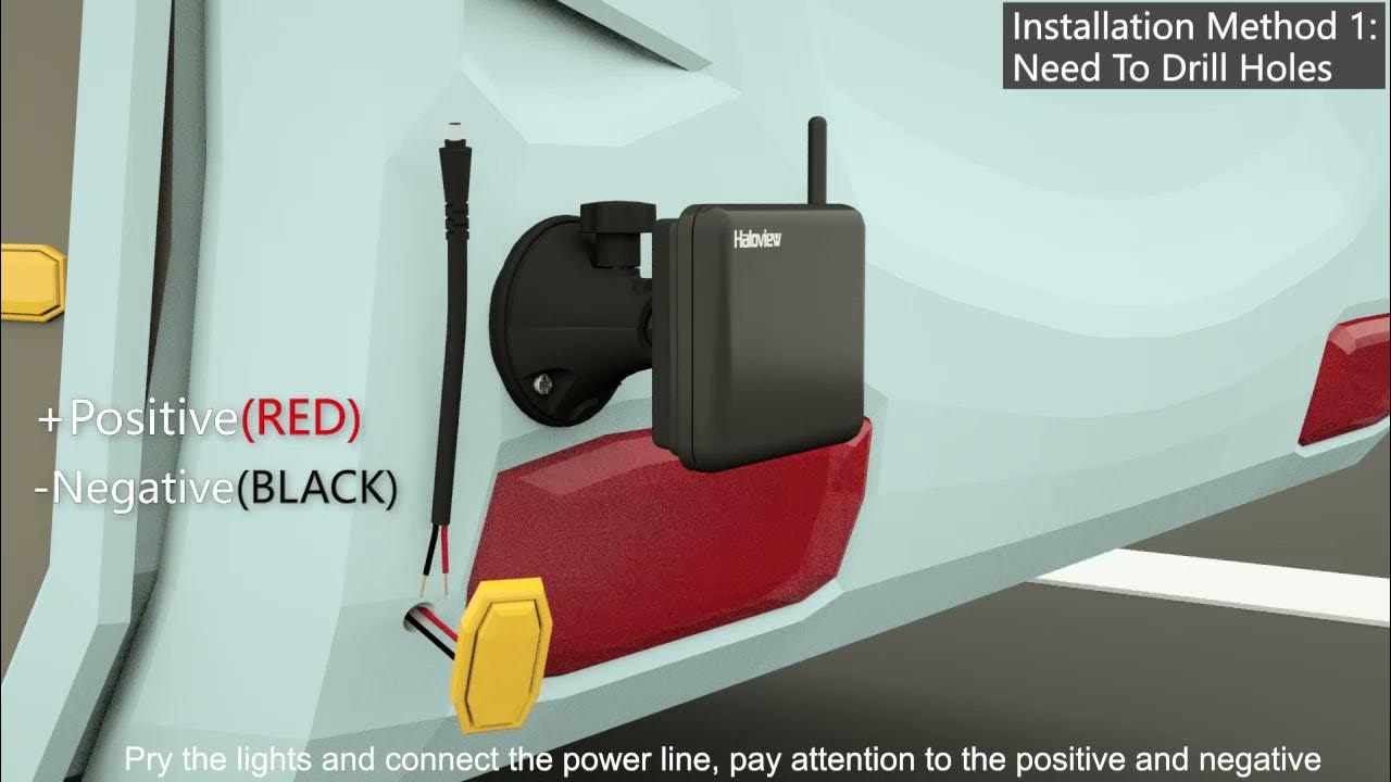 How To Install The Haloview Sens 3 Wireless Adas System For Blind Spot