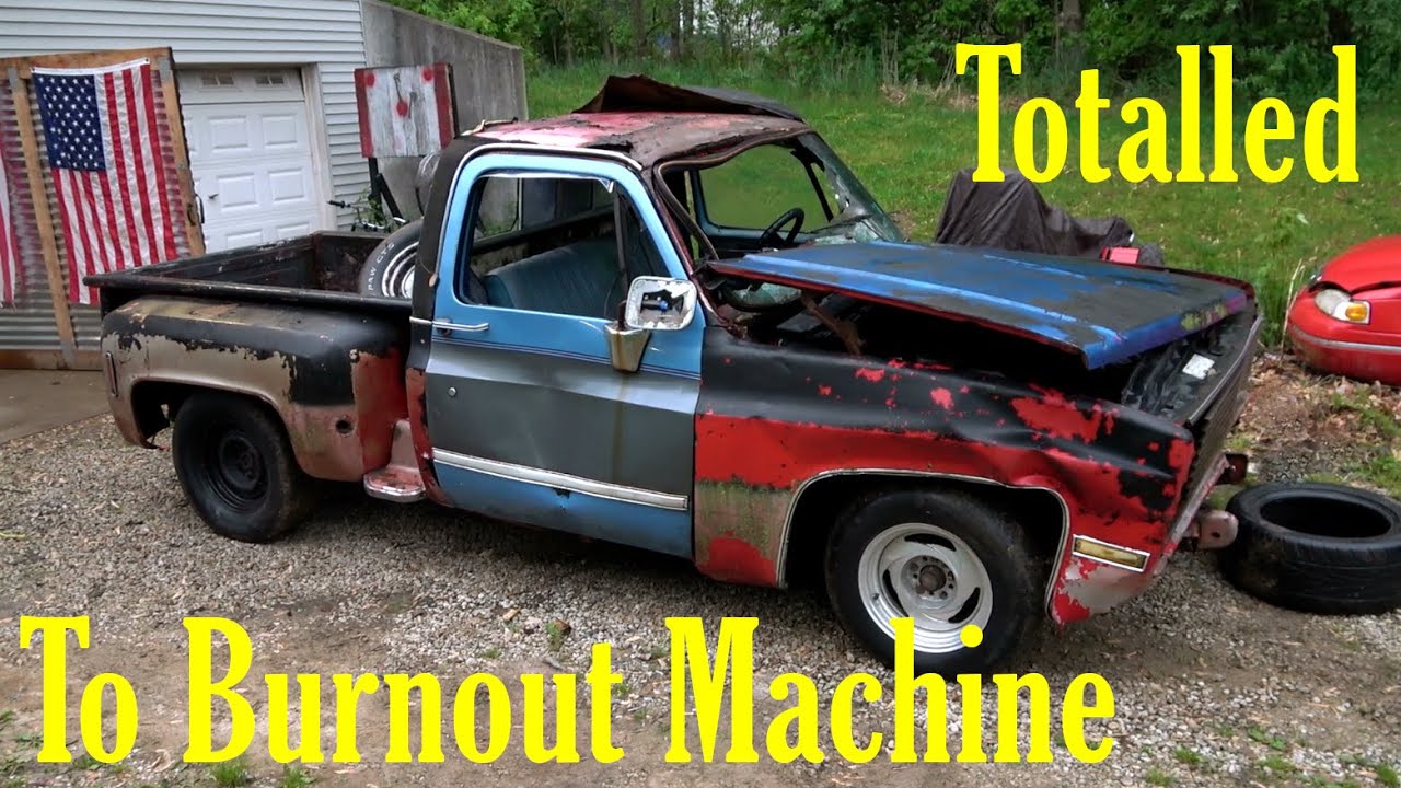 Rebuilding Totalled Chevy C10 into a Burnout Machine - YouTube