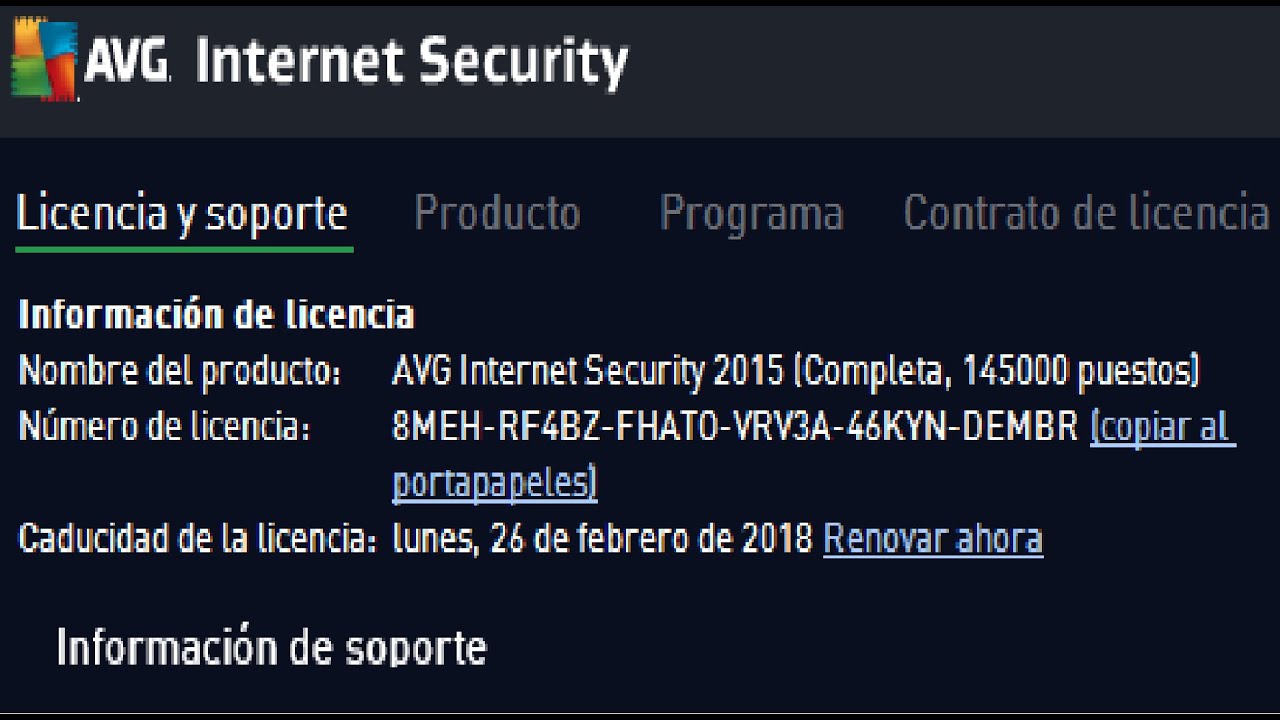 Como Optener la licencia Original avg antivirus 2015 hasta el 2018 ...