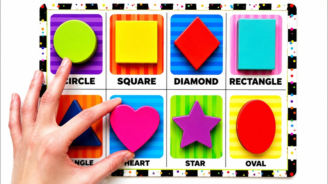 Missing Shapes Learning Game! Best Shape Puzzle Game for Toddlers ...
