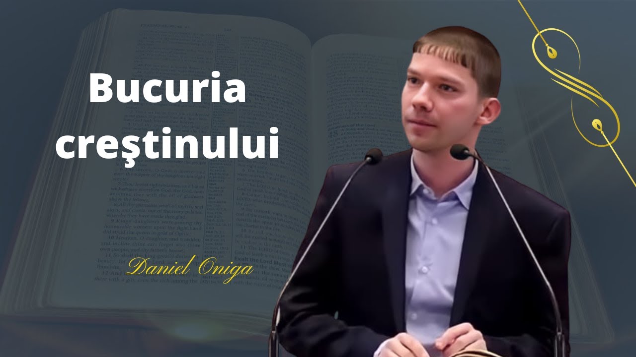 Daniel Oniga | LIVE | Bucuria creștinului - Filipeni 4:1-4 - YouTube
