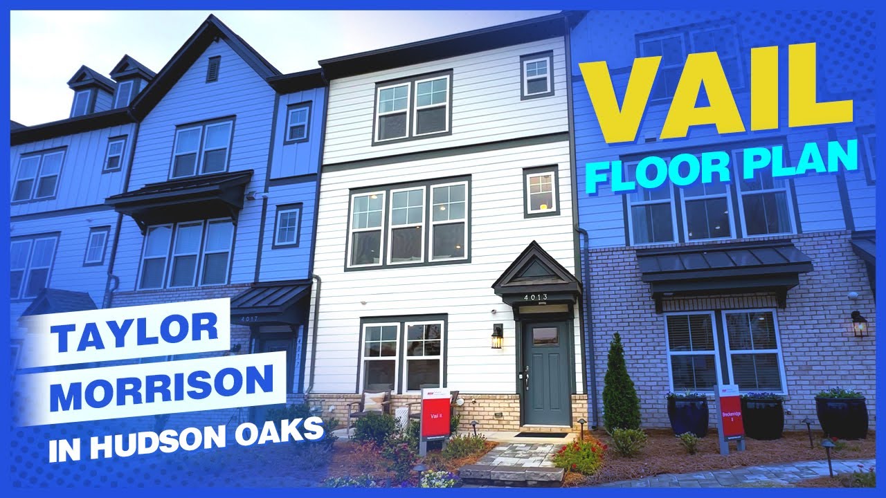 Vail Model by Taylor Morrison | Hudson Oaks in Charlotte - YouTube
