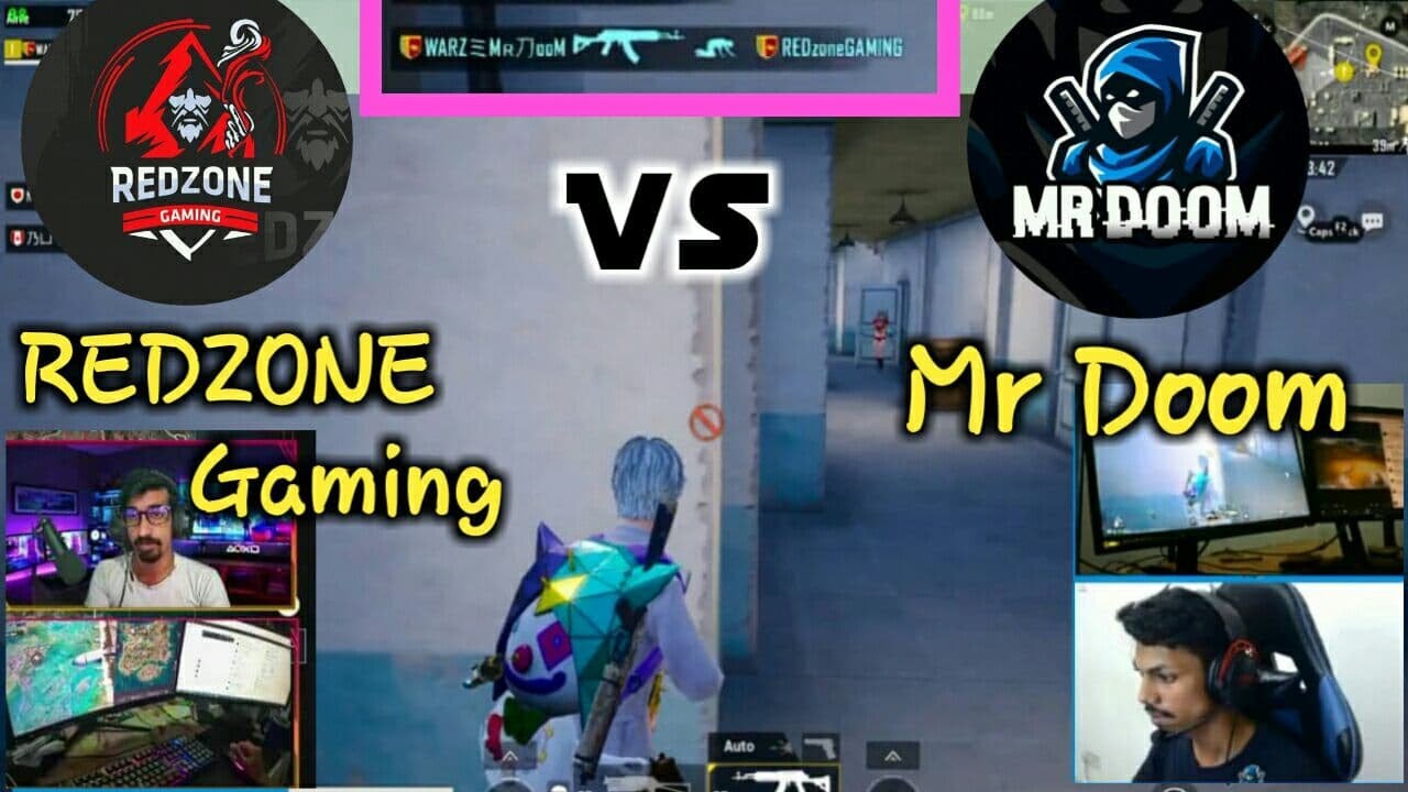 Mr Doom vs REDZONE Gaming || Full Battle In erangal map || pubg mobile - YouTube