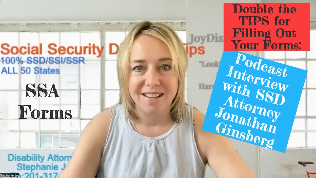 Podcast with SSD Attorneys Jonathan Ginsberg and Stephanie Joy ...