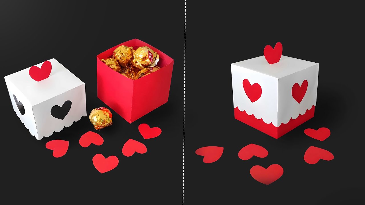 Valentine's Day Gift Box | DIY Favor Box - YouTube