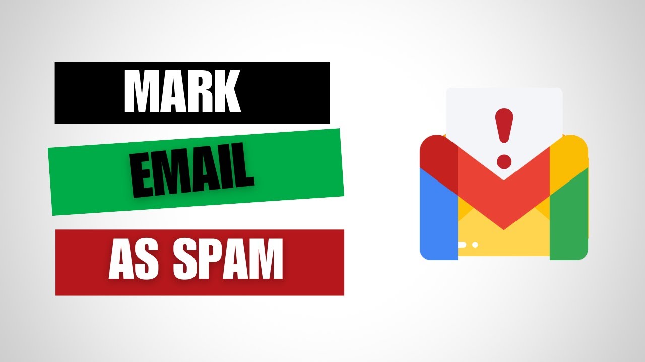 How to Mark Emails as SPAM and Move Automatically on Gmail - YouTube