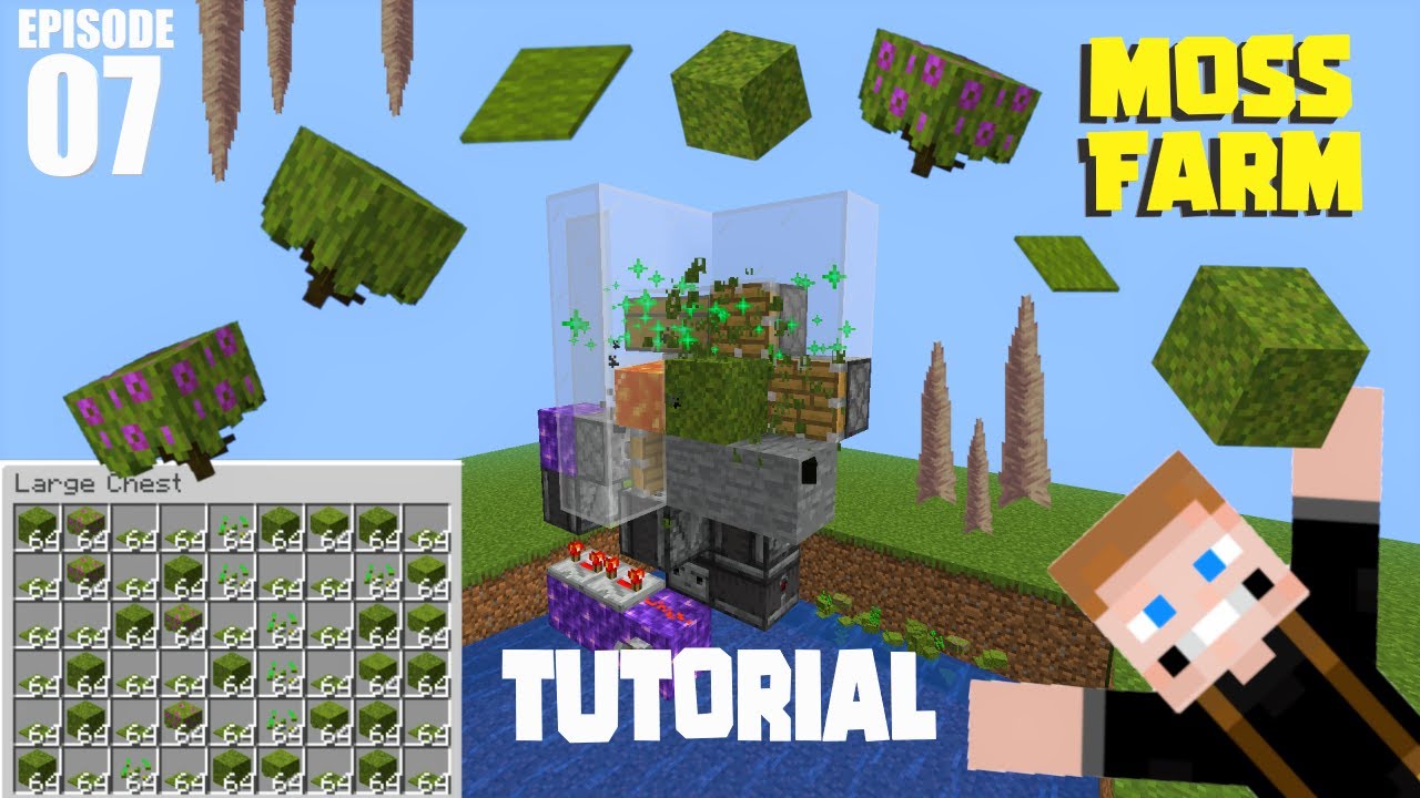 A Moss Farm and Dripstone Farm - Minecraft 1.17 Lets Play Episode 7 ...