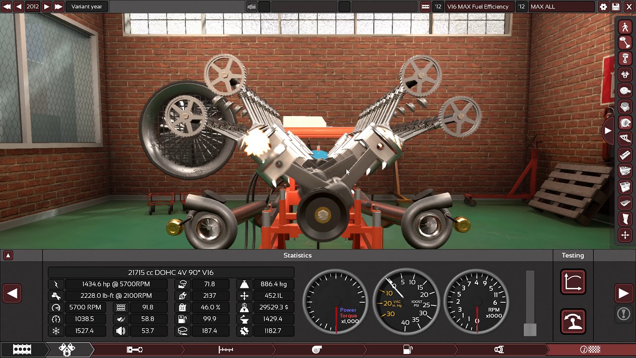 The Most Efficient V16 Engine in Automation game in 4K. - YouTube