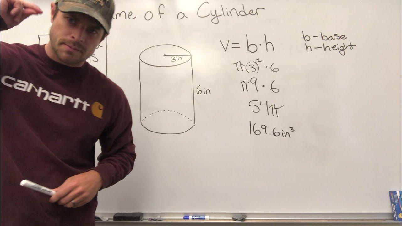 Volume of a Cylinder - YouTube
