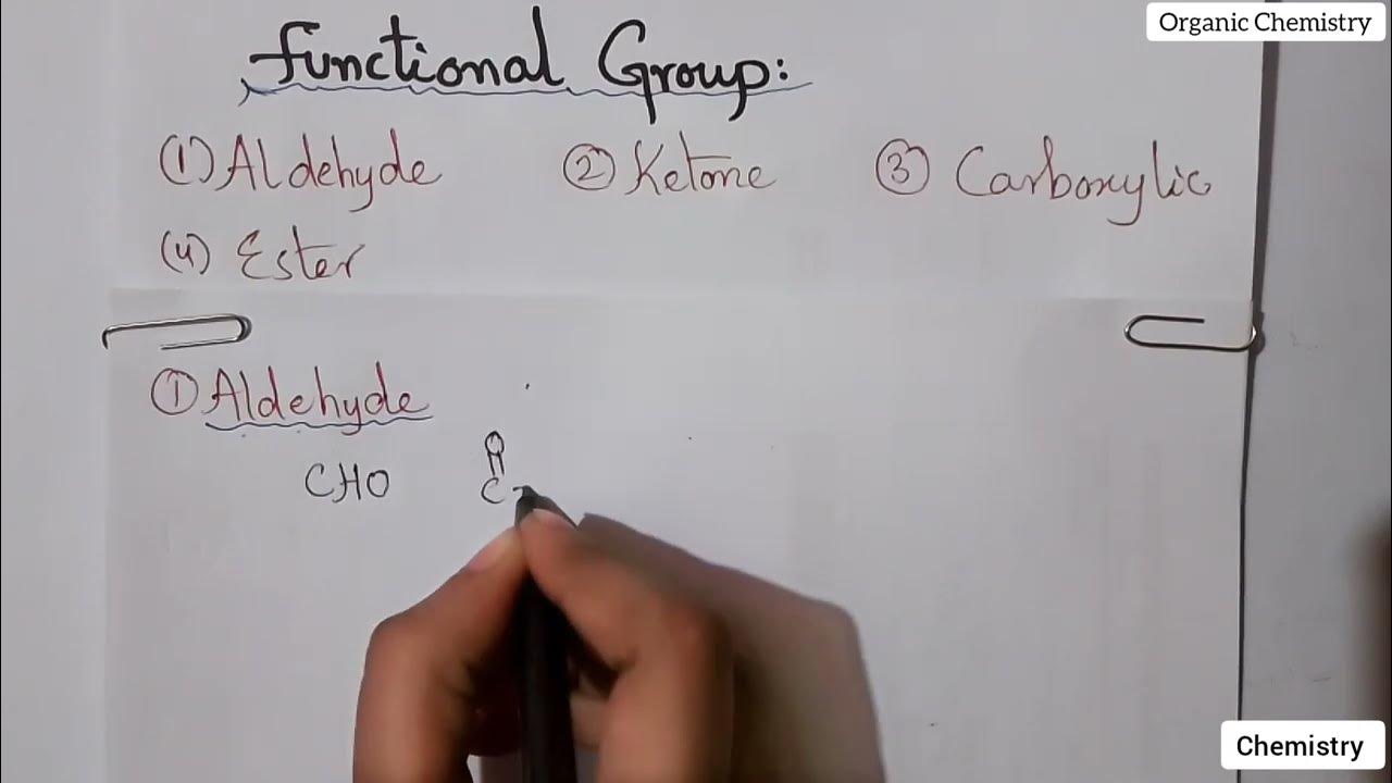 Functional group organic chemistry class 10 Part 2 | MDCAT | NEET - YouTube