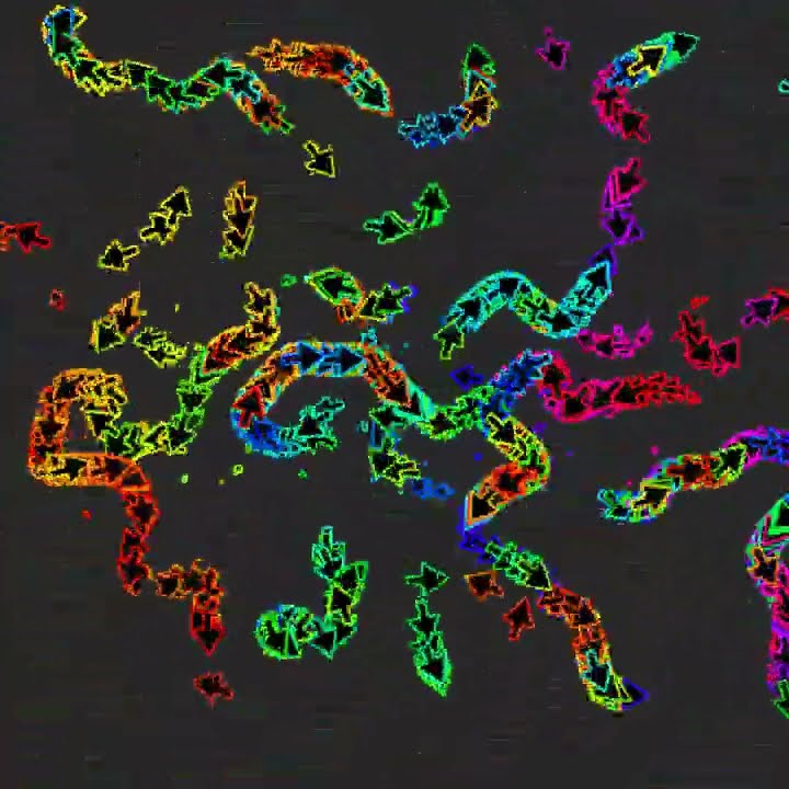 Rainbow Arrows Art Programming Creativecoding Openframeworks Youtube 