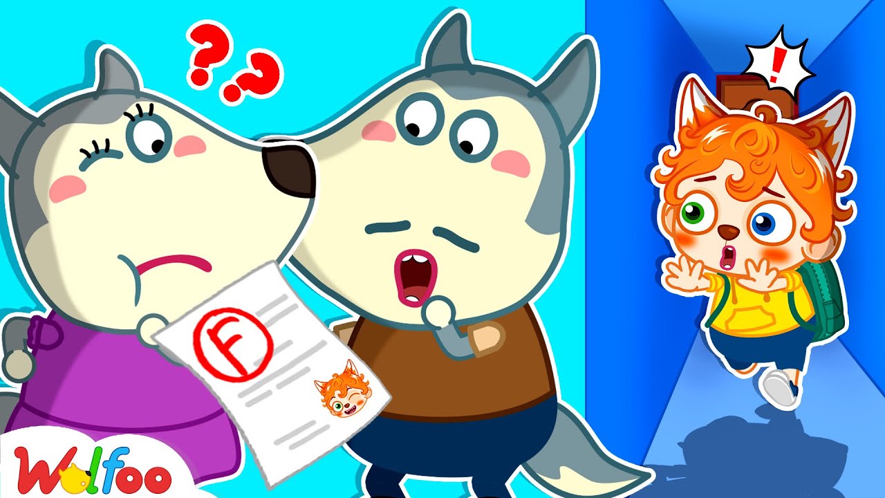 Wolfoo Family Found Out I FAILED School 😳 Let's Be Honest | Wolfoo New Episodes 2025 | Kids ...