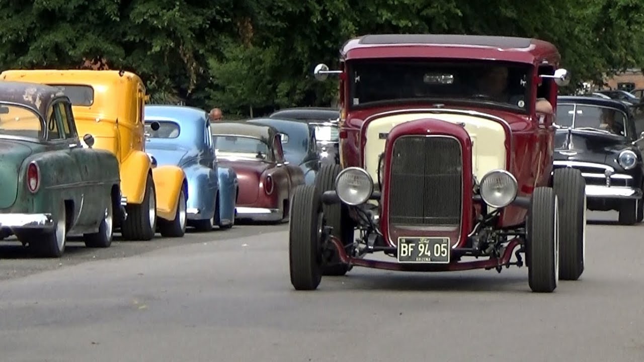 Hot Rod Hayride Bisley July 2022 Part 1 - YouTube