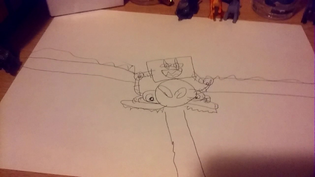 How To Draw Omega Flowey - YouTube