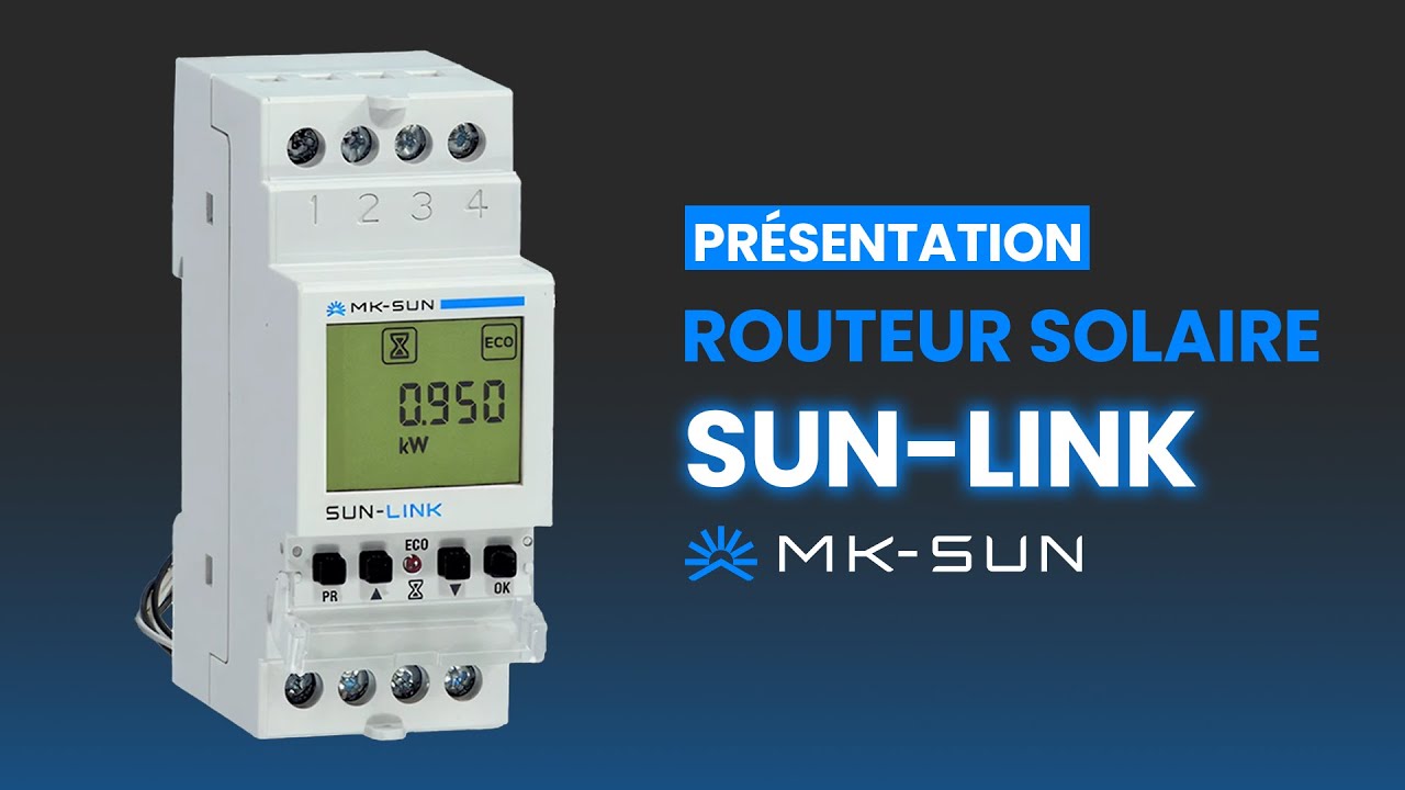 SUN-LINK : Présentation de ce routeur/délesteur solaire ☀️ - YouTube