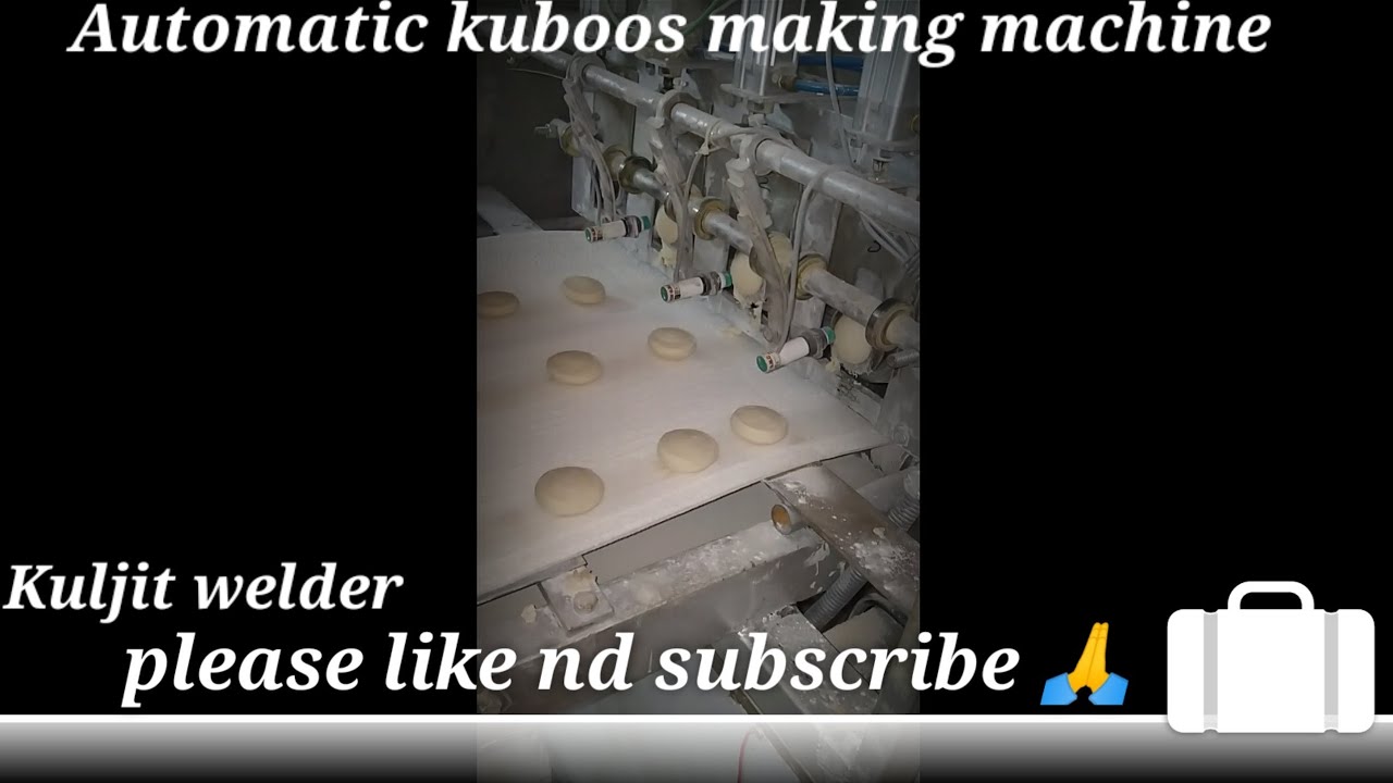 Automatic Kuboos making machine #Kuboos machine # - YouTube