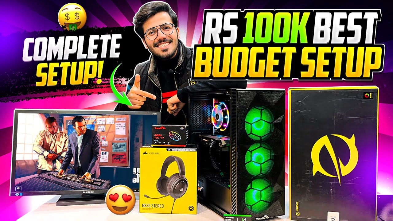 Rs 100K Full Gaming PC Build Setup in Pakistan | 1 Lakh Gaming PC Build ...