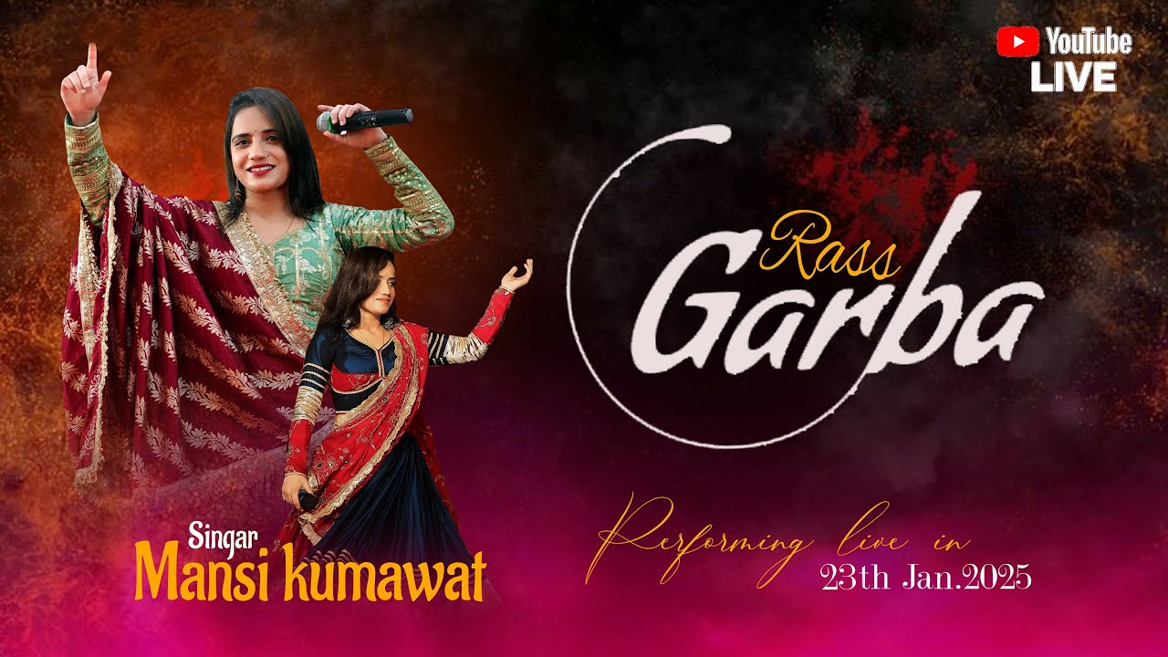 🔴 ભવ્ય રાસ - ગરબા || Singer - Manshi Khumavat || jigar zala Photography ...