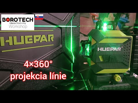 4D Yeşil Lazer HUEPAR 704CG Kendinden Seviye Ayarlı Lazer [DIY Pro Alet]. №269