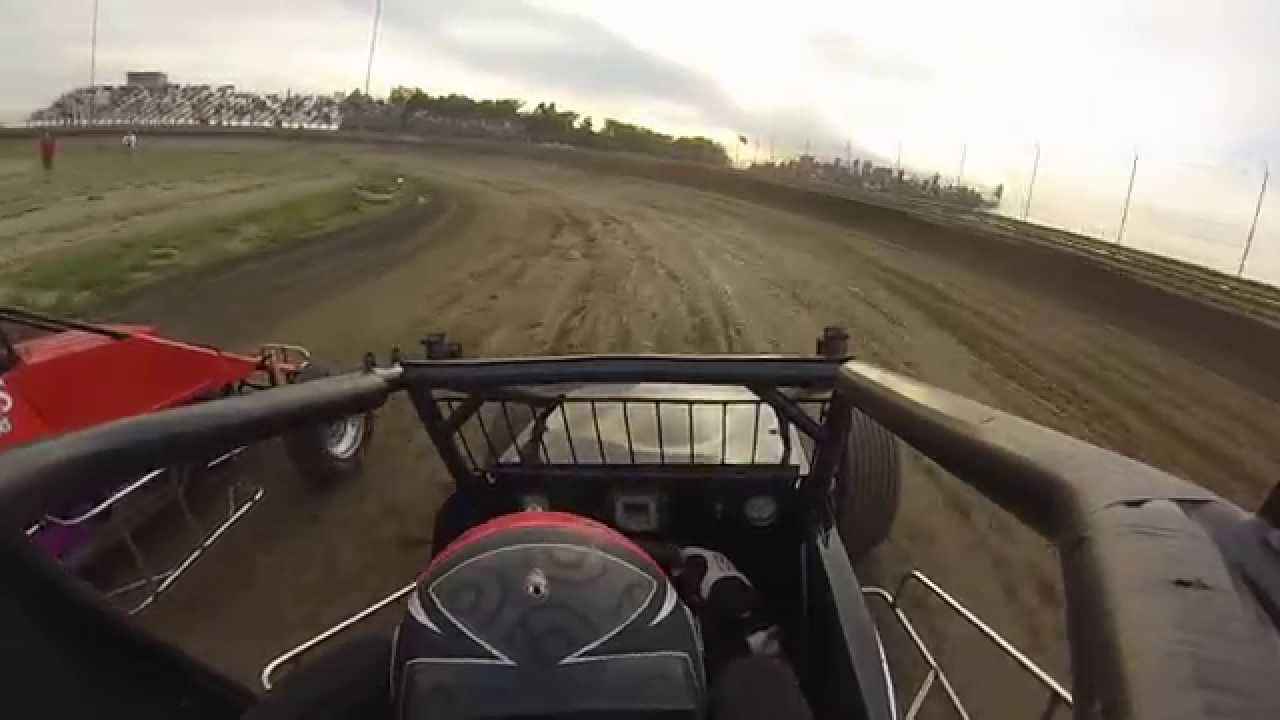 Jimmy Snead NON Wing Sprint GoPro Waynesfield Raceway - YouTube