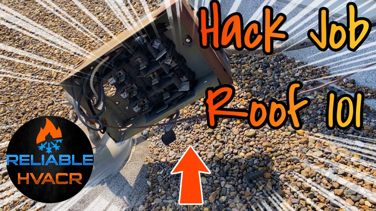 HVAC Hack Job Roof | 2 overtime calls - YouTube