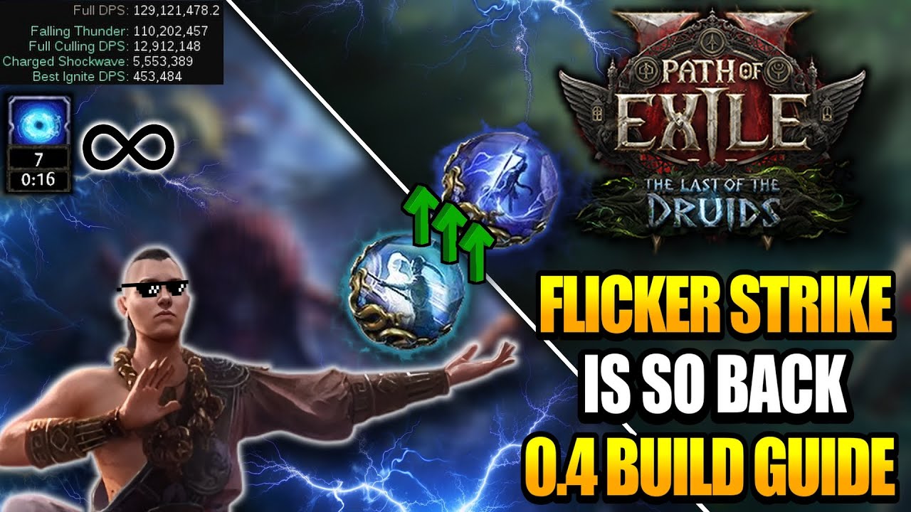 [0.4] POE2 - Flicker Strike DELETES Everything - Monk League Starter ...