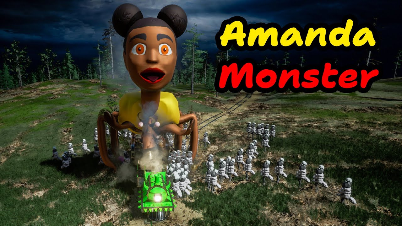 Amanda Turns Into a Monster in Choo Choo Charles | Amanda The ...