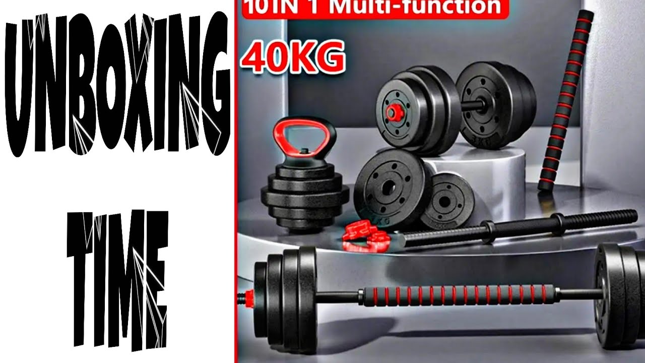 UNBOXING 40KG. ADJUSTABLE DUMBLE SET BOUGHT AT TIKTOK SHOP - YouTube