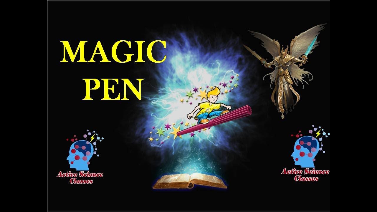 MAGIC PEN | SCIENCE ACTIVITIES AT HOME - घर पर करें जादू । - YouTube