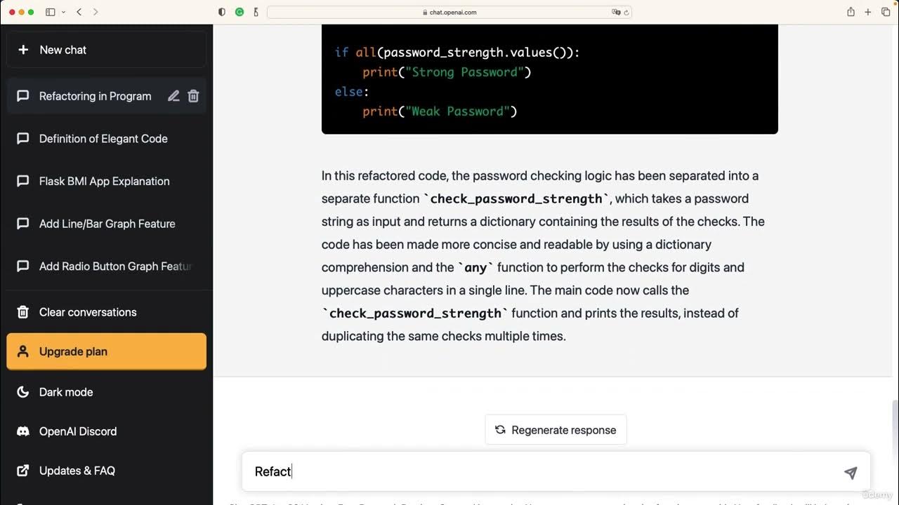 4 Using ChatGPT to Refactor Code - YouTube