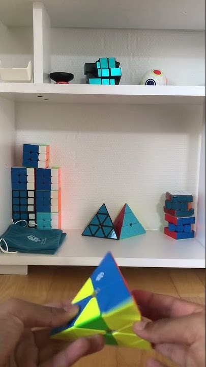 Cool pattern on a expensive pyraminx - YouTube