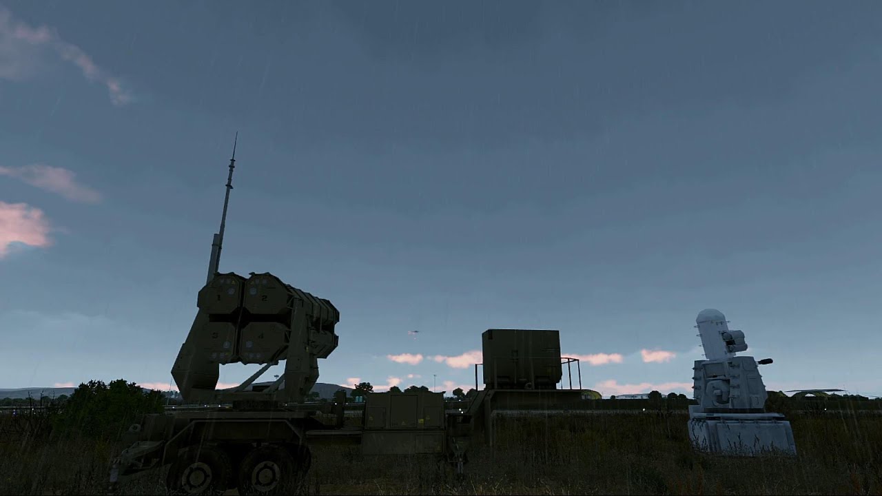 A-10 Warthog vs CIWS Phalanx & Air Defense System - PATRIOT HEMTT Truck ...