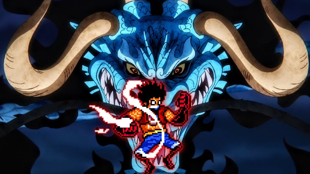Luffy G4 Snakeman Onigashima OP (New) VS Kaido V3 OP in Jump Force # ...