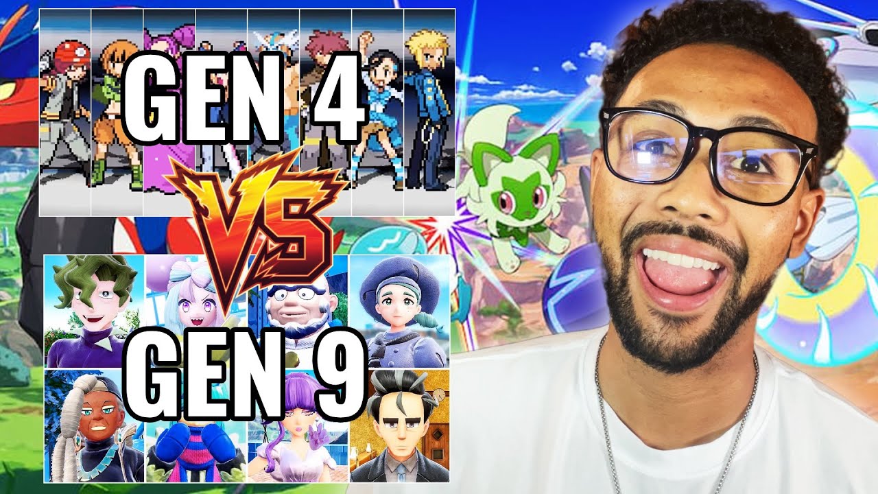 Can GEN 4 Gym Leaders Beat GEN 9 Gym Leaders in Pokemon Scarlet...🔴LIVE ...