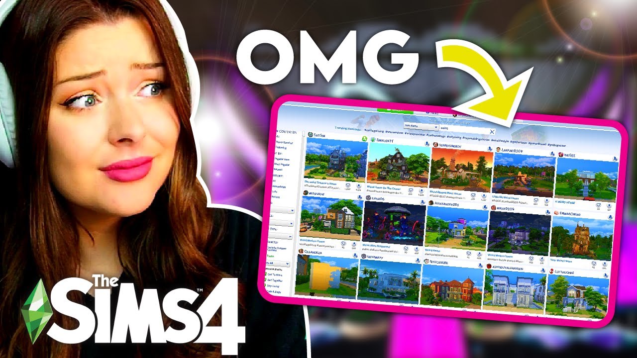 I Found Some of The WEIRDEST Builds on The Sims 4 Gallery - YouTube