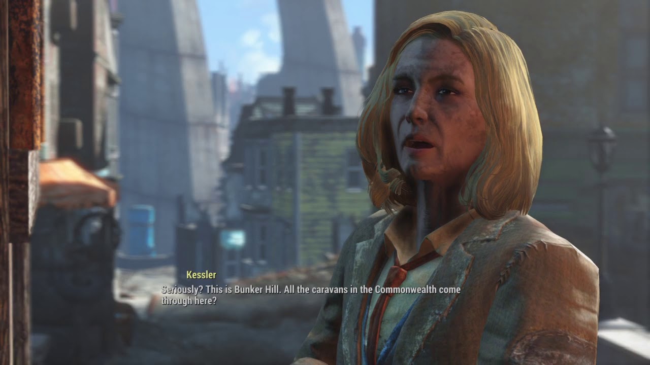 [Fallout 4 ] Yelling at Kessler's face - YouTube