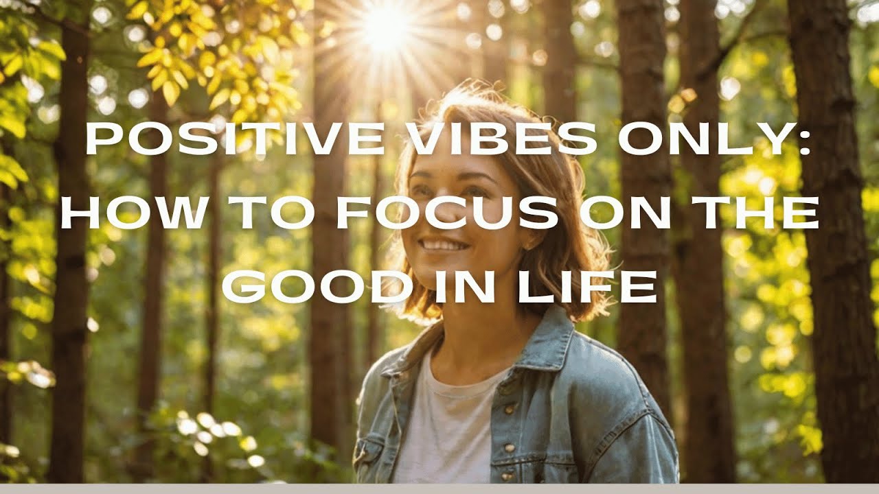 Positive Vibes Only: How to Focus on the Good in Life #selfhelp - YouTube