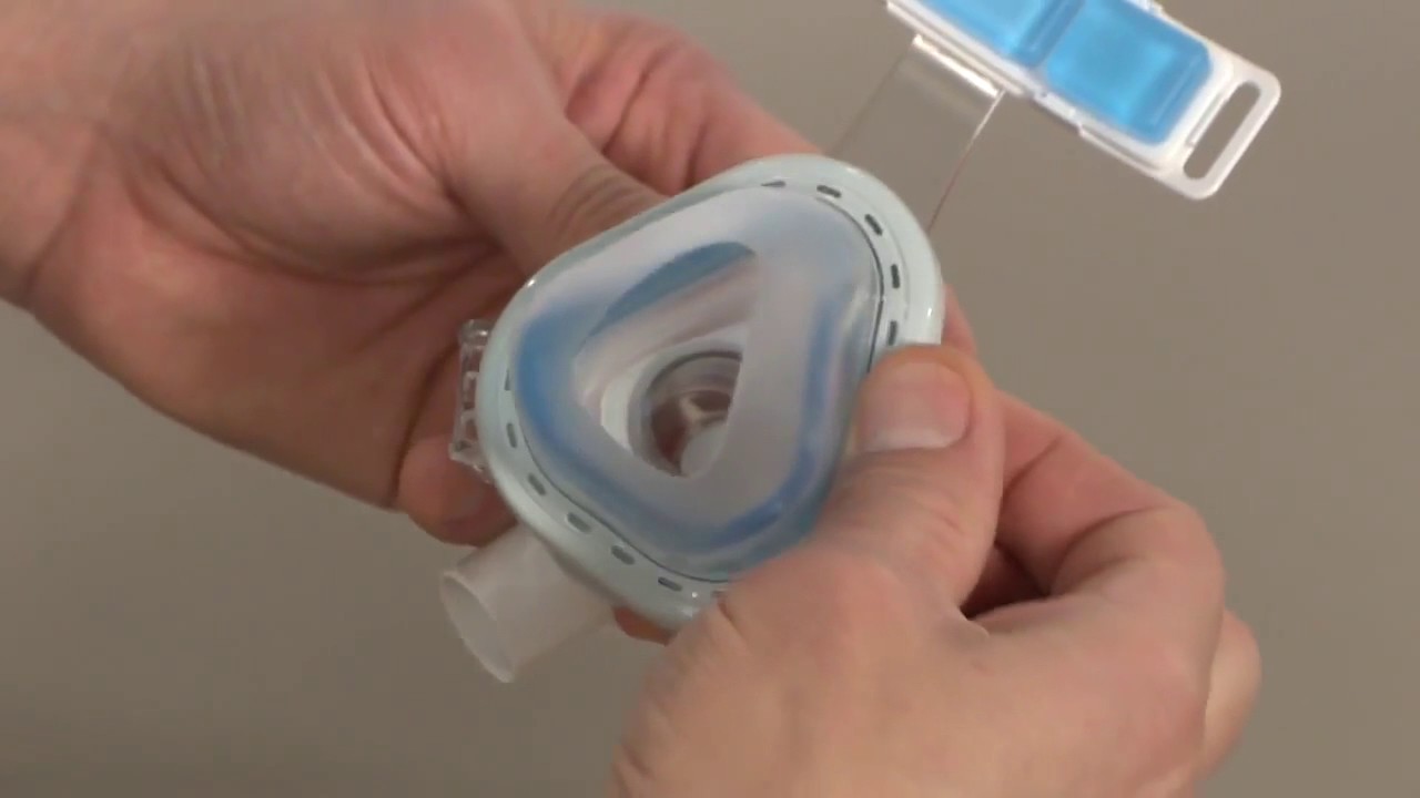 Philips Respironics TrueBlue Nasal CPAP Mask Removing cushion and flap ...