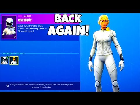 WHITEOUT SKIN IS BACK..! (Today's Item shop) Fortnite Battle Royale ...