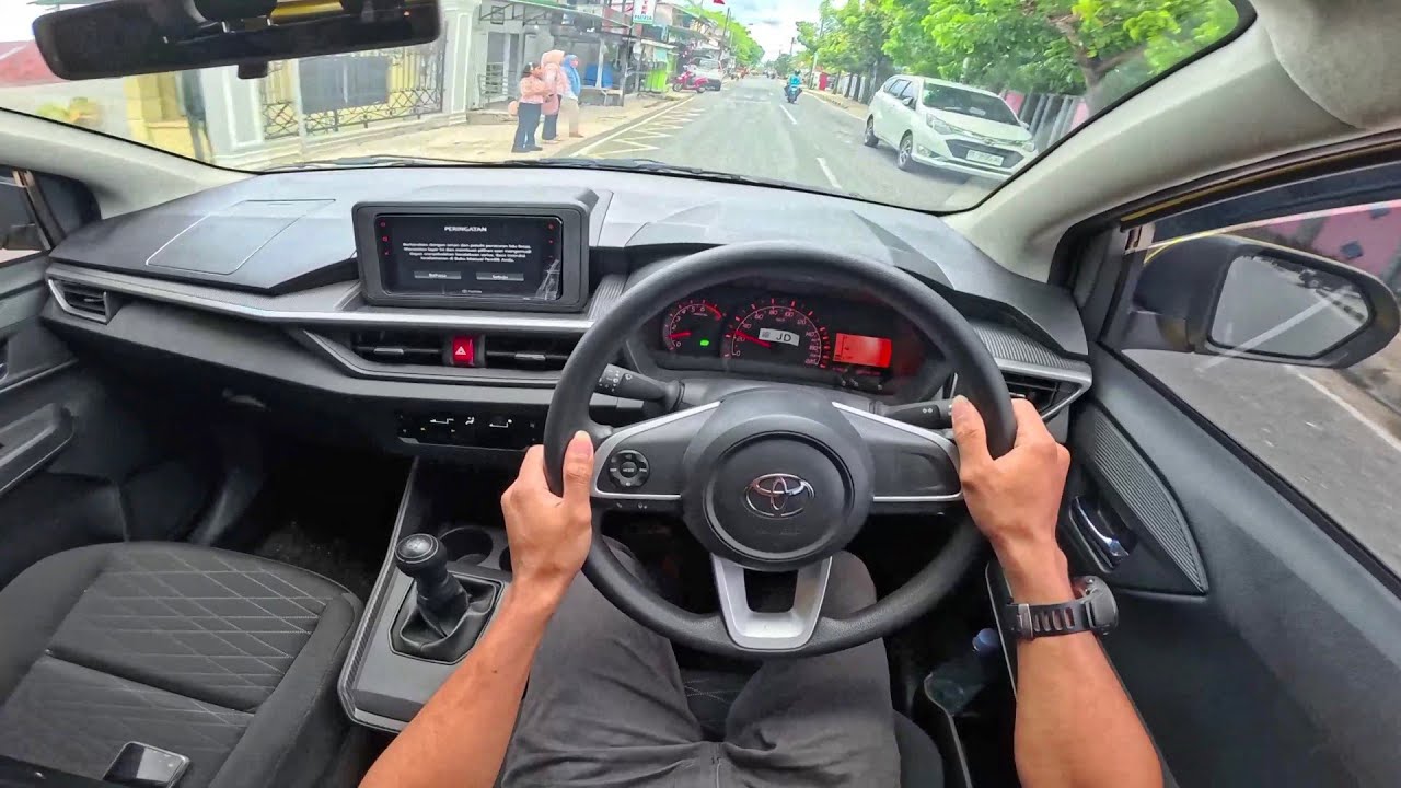 pov driving toyota agya - YouTube