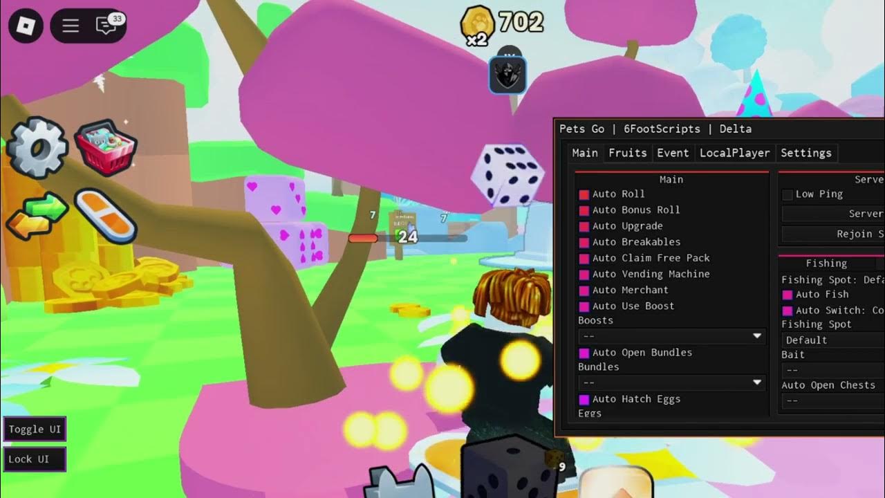 Pets Go Script Roblox - (Auto Roll, Auto Upgrade, Auto Breakables, Auto Fisch) - YouTube